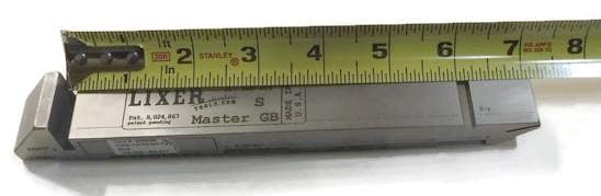 Lixer H Gage Block (GB101-H-55) Accuracy +/-.0005 * +/-.0005 Hardened ...